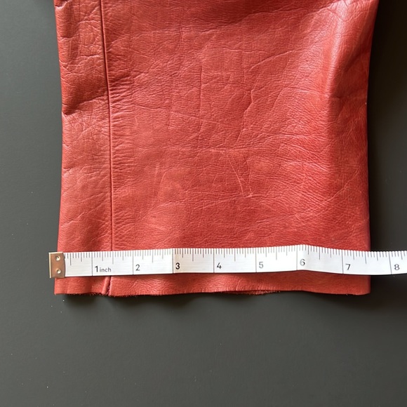 Earl Jeans | Pants & Jumpsuits | 999 Vintage Deep Red 10 Leather Pants ...